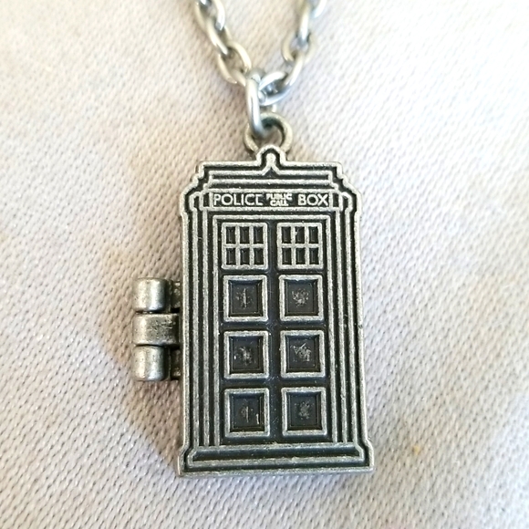BBC | Jewelry | Police Call Box Locket Necklace By Bbc | Poshmark